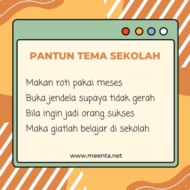 7 Pantun Sederhana Anak SD Berbagai Tema